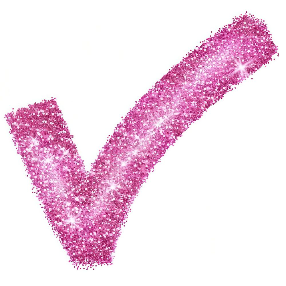 Check mark icon glitter purple | Free Photo Illustration - rawpixel