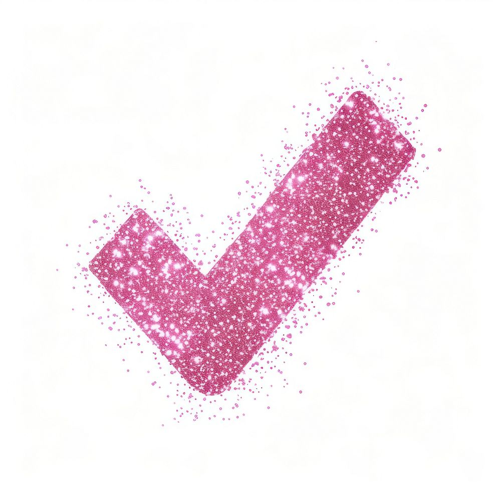 Check mark icon glitter paper | Free Photo Illustration - rawpixel