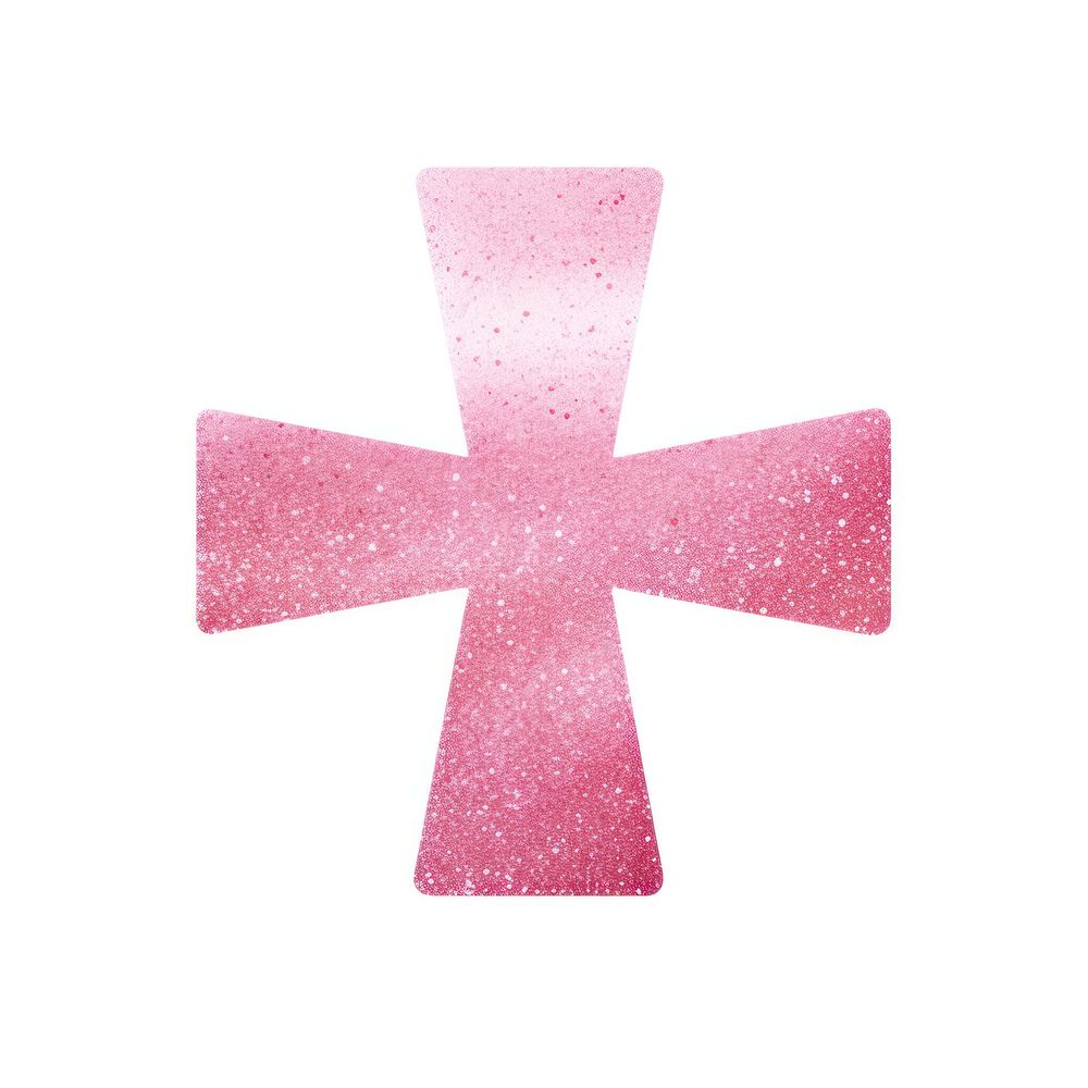 Pink Plus icon glitter symbol | Free Photo Illustration - rawpixel