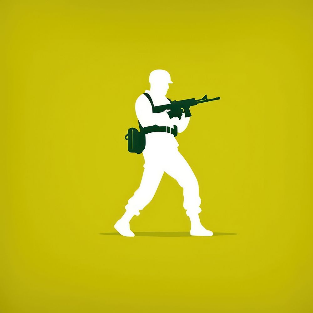 Soilder gun cartoon weapon rifle | Free Photo Illustration - rawpixel