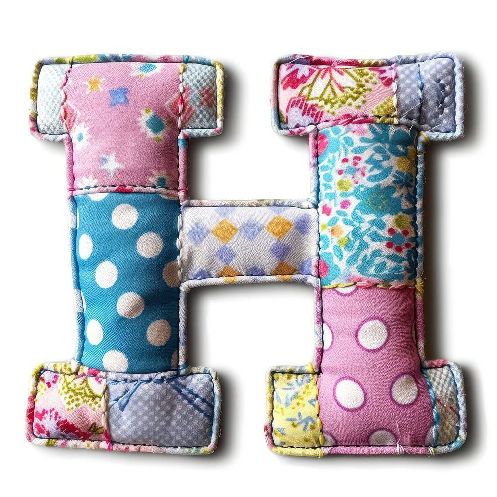 Letters H pattern patchwork alphabet. | Free Photo - rawpixel