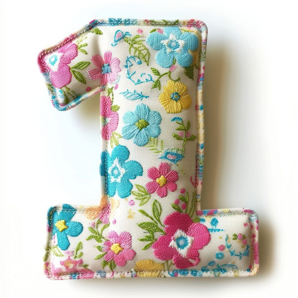 Letters number 1 pattern textile | Premium Photo - rawpixel