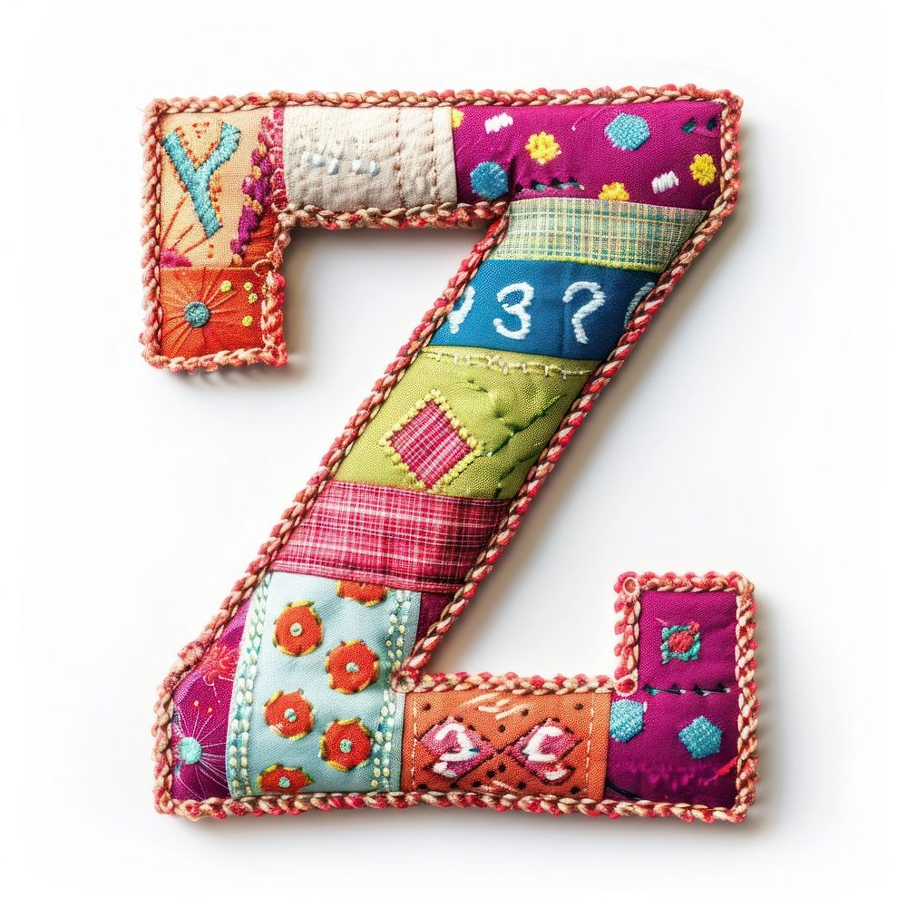Letters Z pattern textile number. | Premium Photo - rawpixel