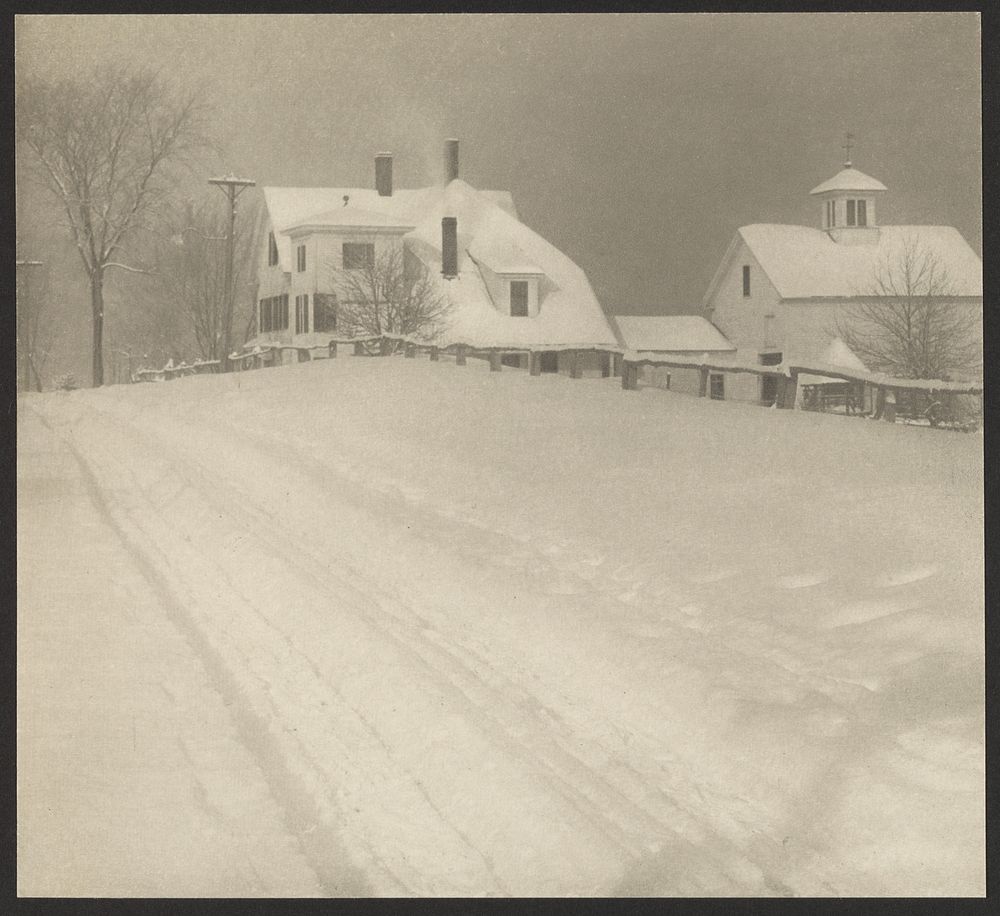 Wintry Weather William B Post | Free Photo - rawpixel