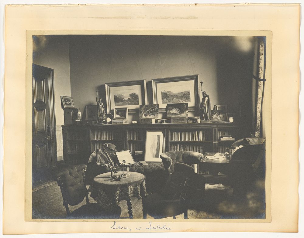 Library Westerlee Robert Ewing Curwen | Free Photo Illustration - rawpixel