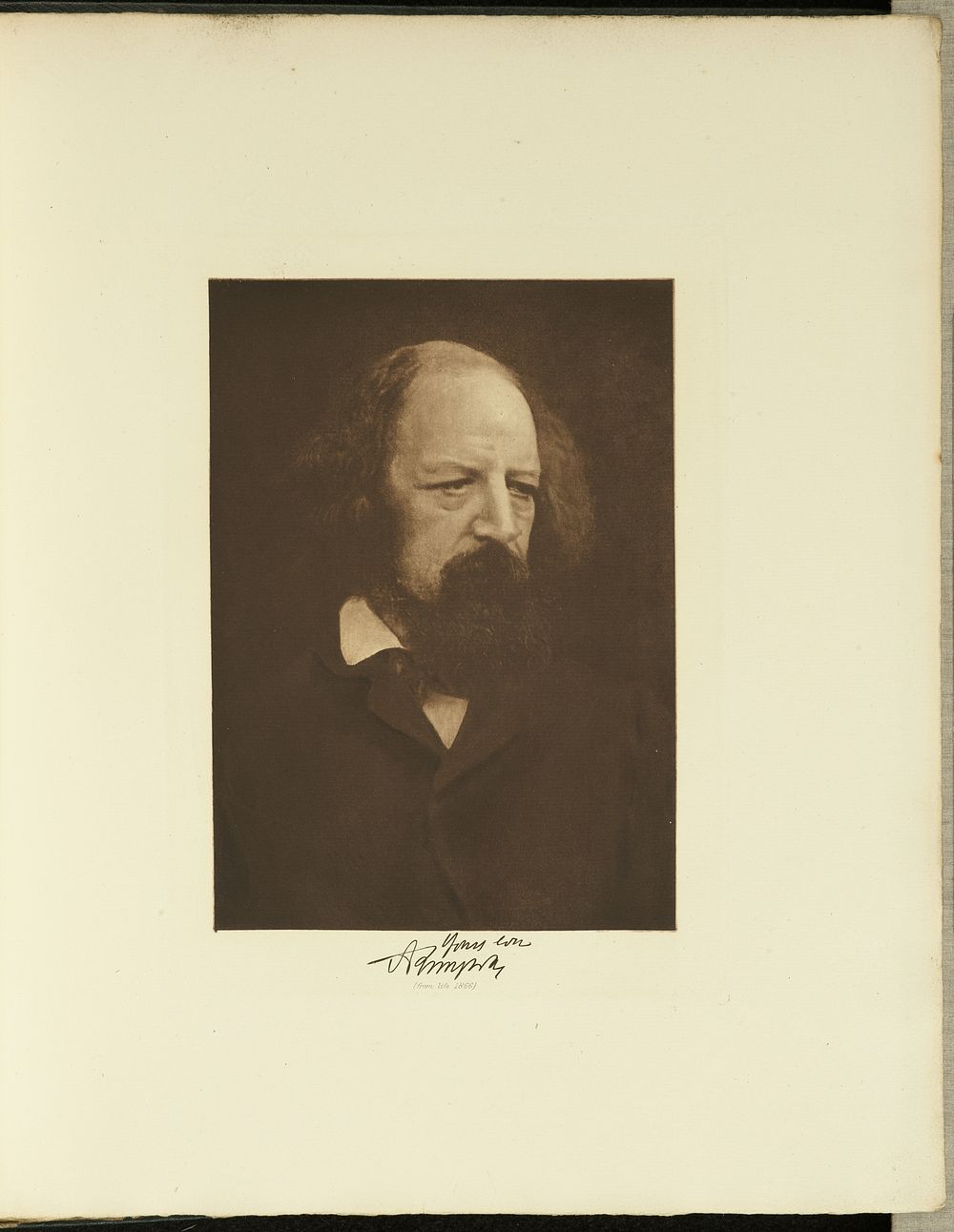 Alfred, Lord Tennyson, 1866 Julia | Free Photo Illustration - rawpixel