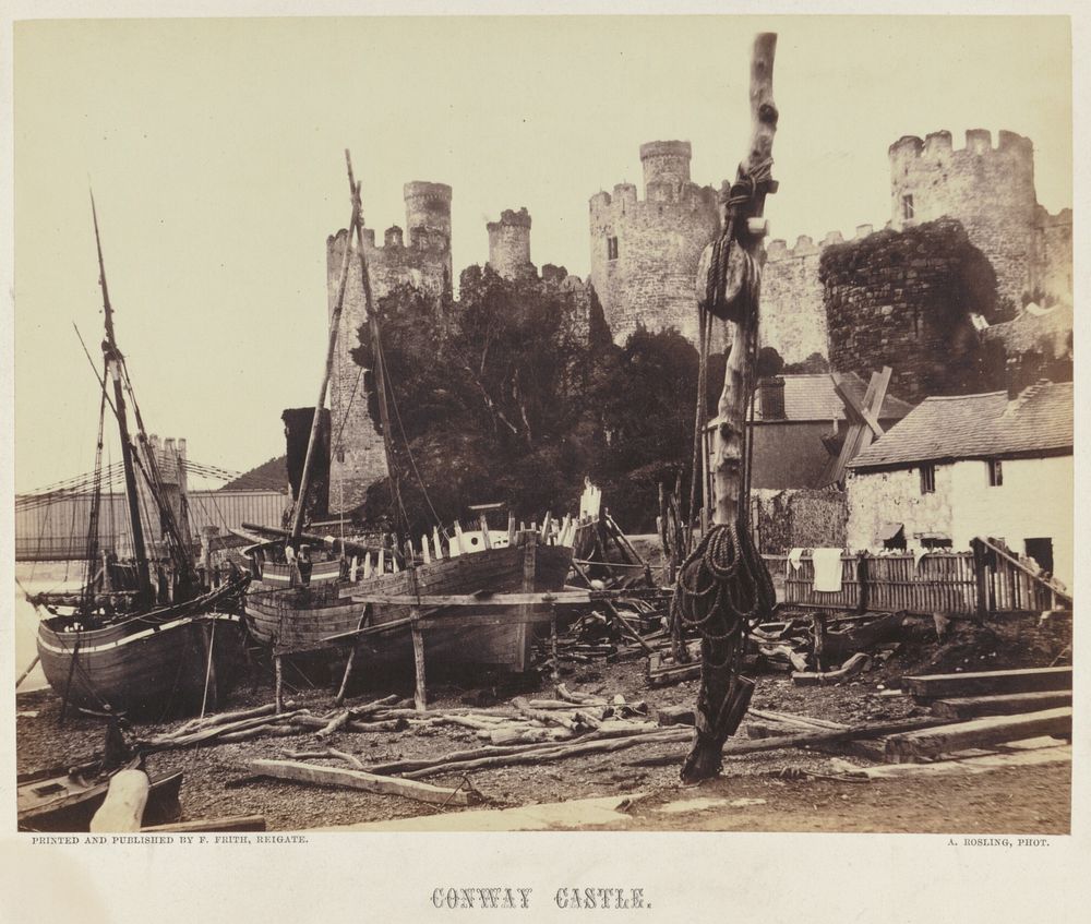 Conway Castle Alfred Rosling and | Free Photo - rawpixel