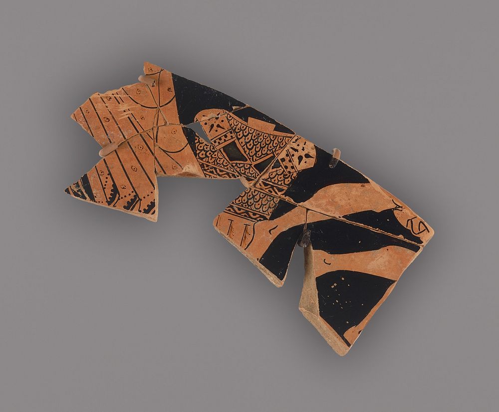 Attic Red-Figure Kylix Fragment Triptolemos | Free Photo - rawpixel