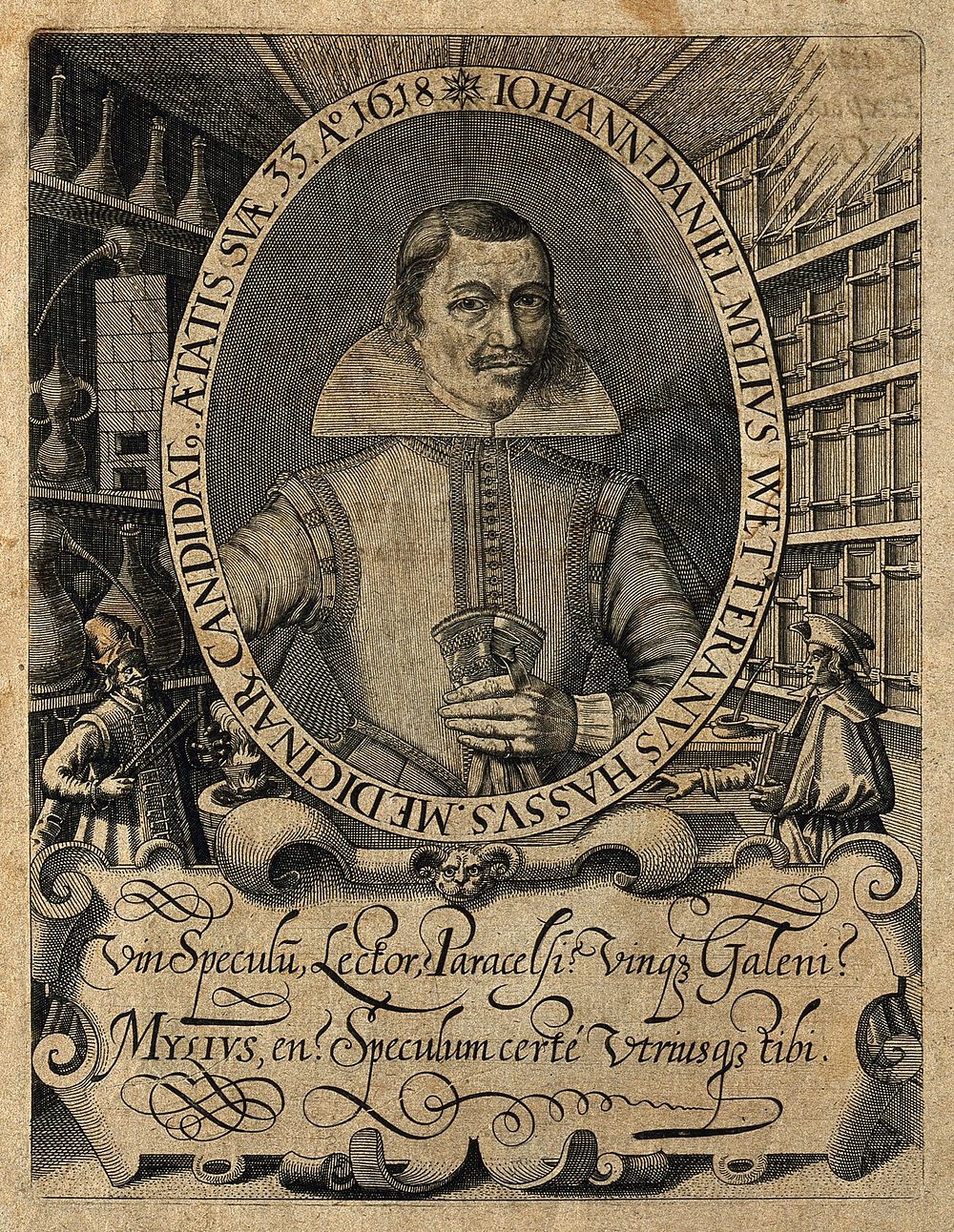 Johannes Daniel Mylius. Line engraving | Free Photo Illustration - rawpixel