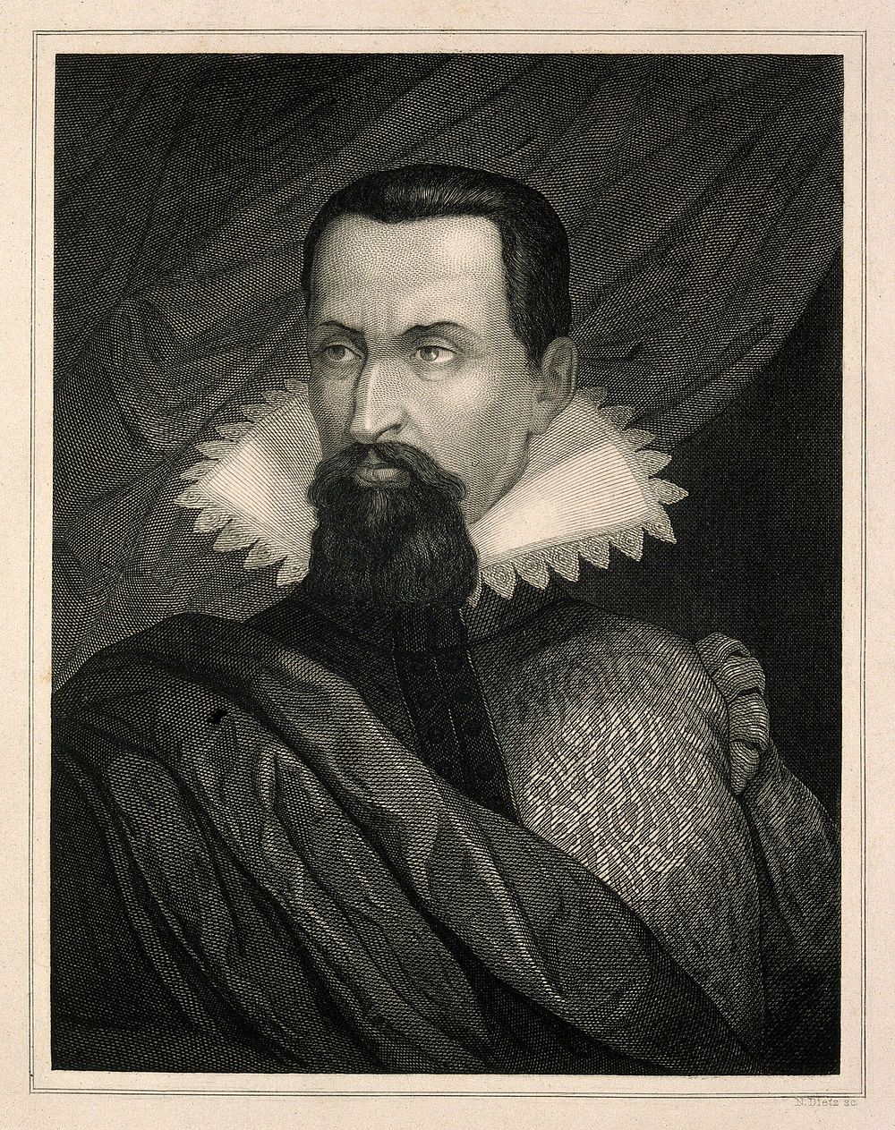 Johann Kepler. Line engraving N | Free Photo Illustration - rawpixel
