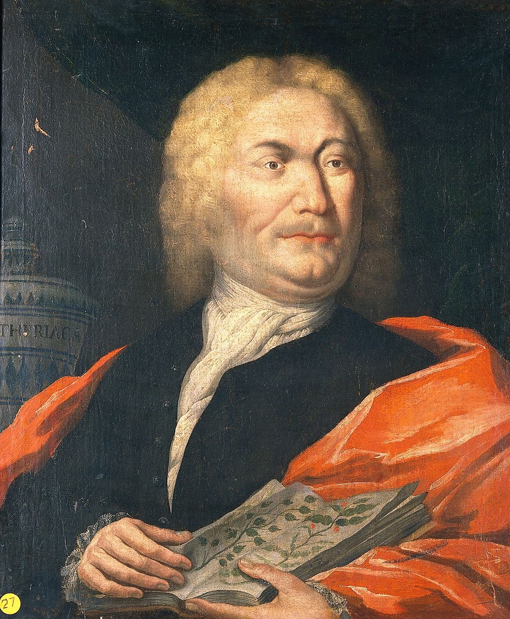 man herbal and jar theriac: | Free Photo Illustration - rawpixel