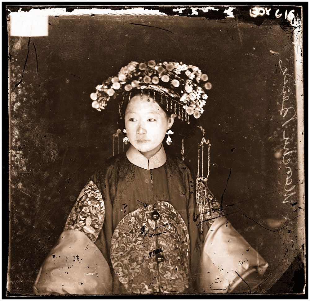 China: Manchu bride. Photograph John | Free Photo - rawpixel