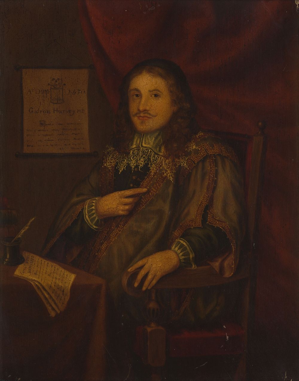 Gideon Harvey. Oil painting, ca. | Free Photo Illustration - rawpixel