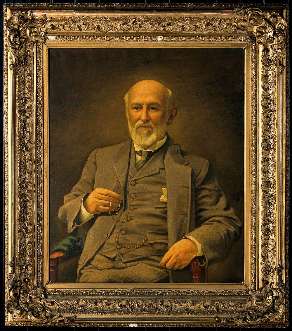 W.S. Saunders . Oil painting. | Free Photo Illustration - rawpixel