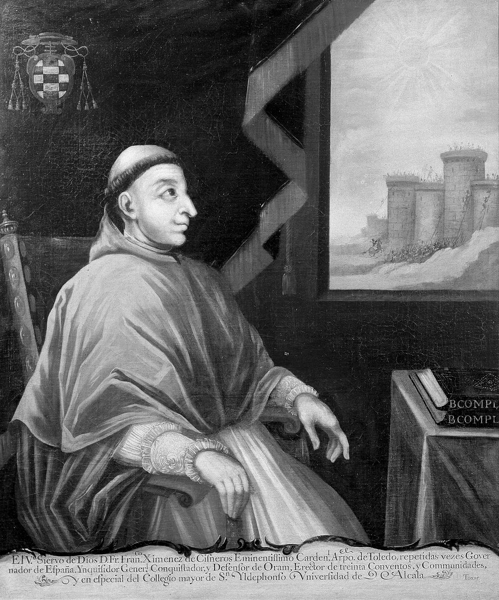 Francisco Ximenes (1436-1517), cardinal, regent | Free Photo ...