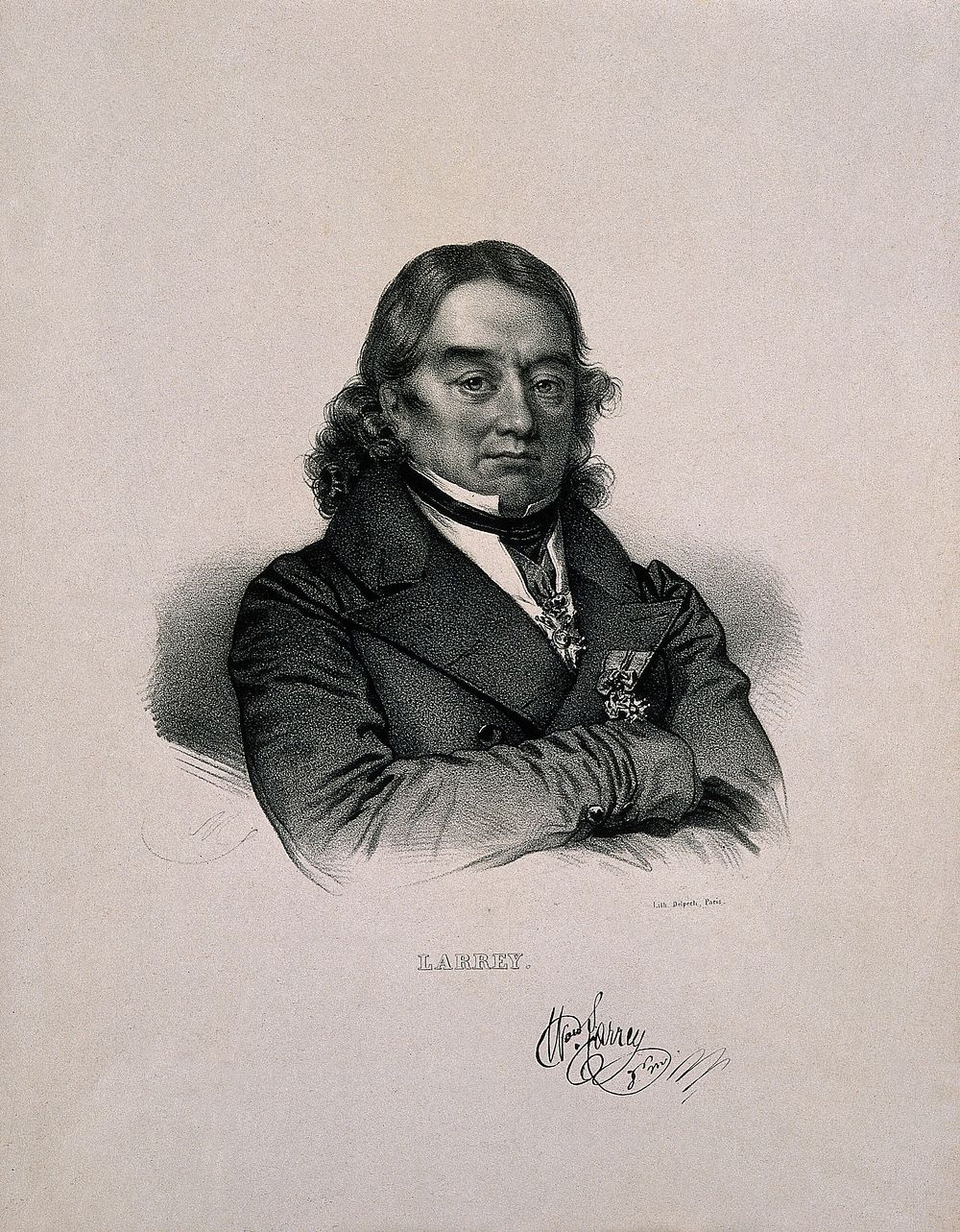 Dominique Jean, Baron Larrey. Lithograph | Free Photo Illustration ...