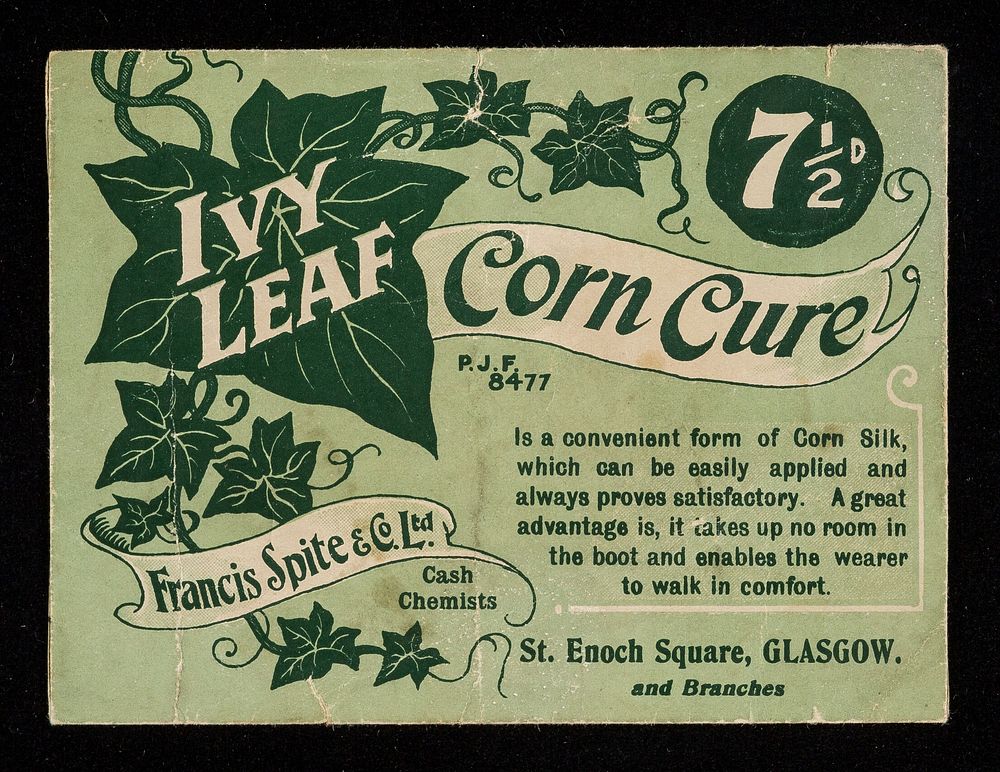 Ivy Leaf Corn Cure / | Free Photo Illustration - rawpixel