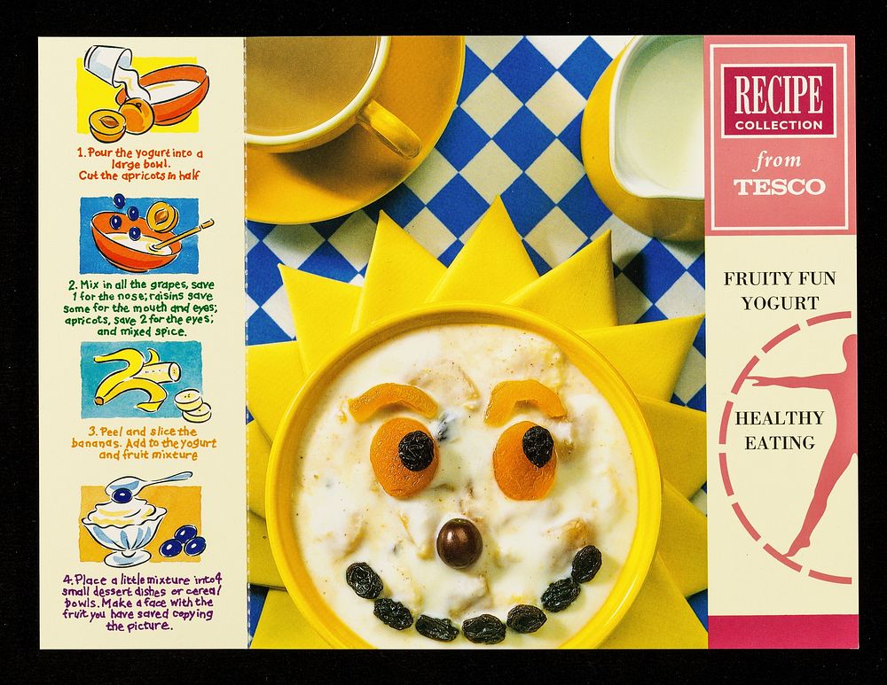 Fruity fun yogurt : healthy | Free Photo Illustration - rawpixel