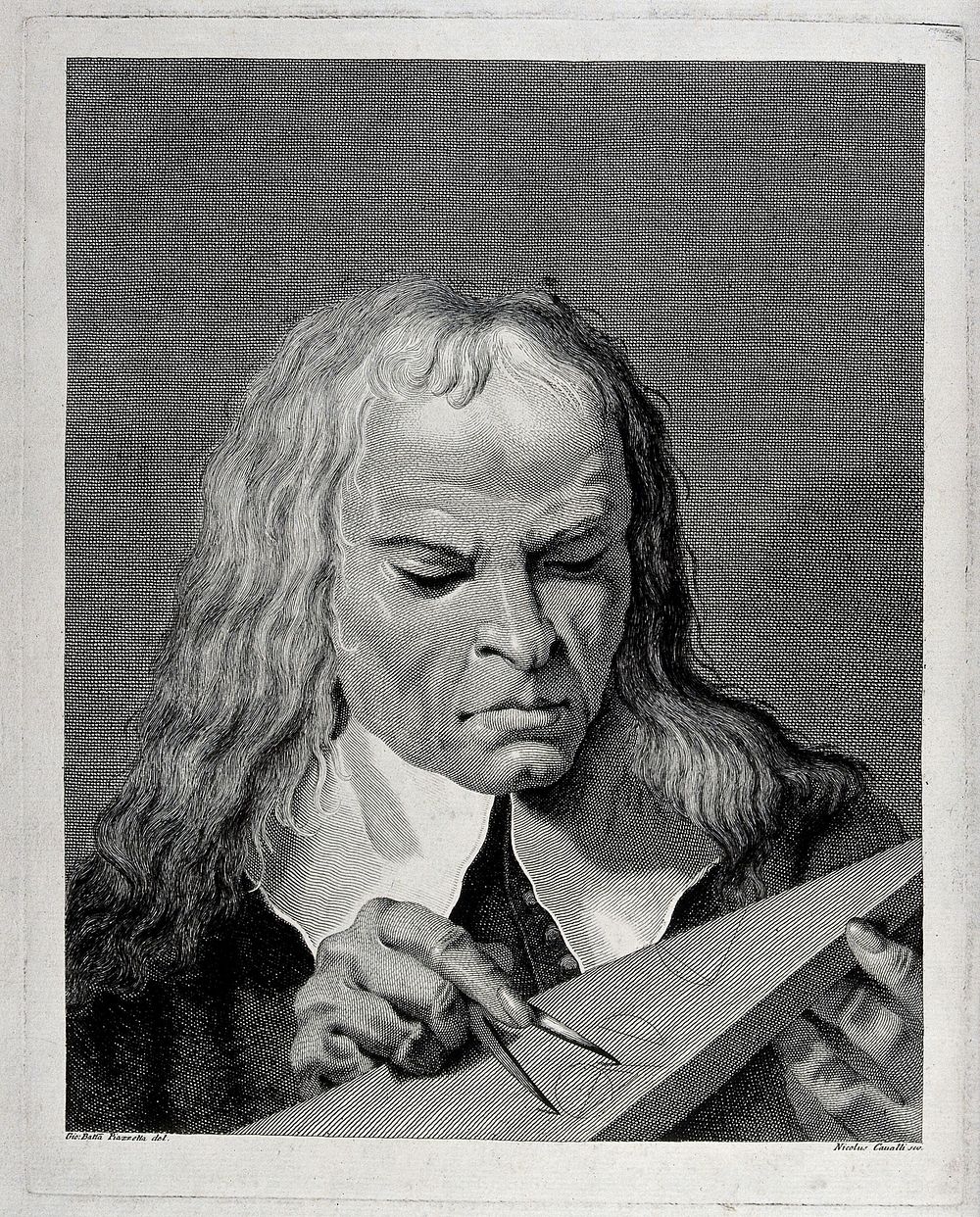 mathematician using dividers draw geometrical | Free Photo Illustration ...