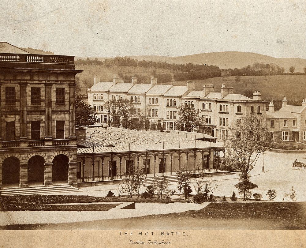 Hot baths Buxton, Derbyshire: exterior | Free Photo - rawpixel