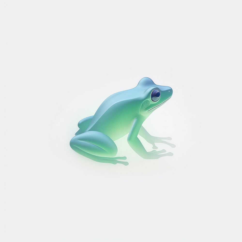 Abstract blurred gradient illustration Frog | Premium Photo ...
