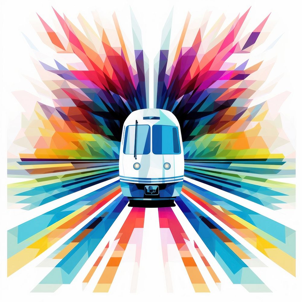 Train train abstract graphics. | Premium Photo Illustration - rawpixel
