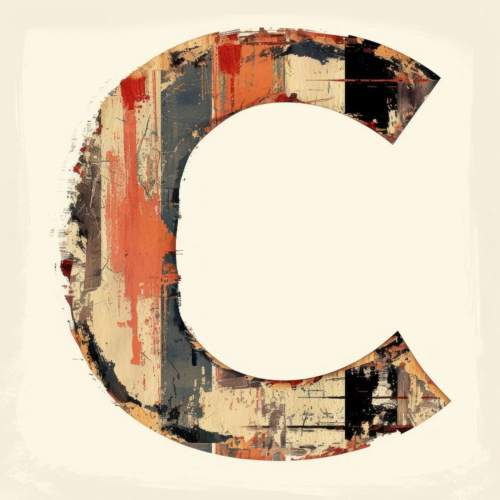 Alphabet C font text art. | Free Photo Illustration - rawpixel