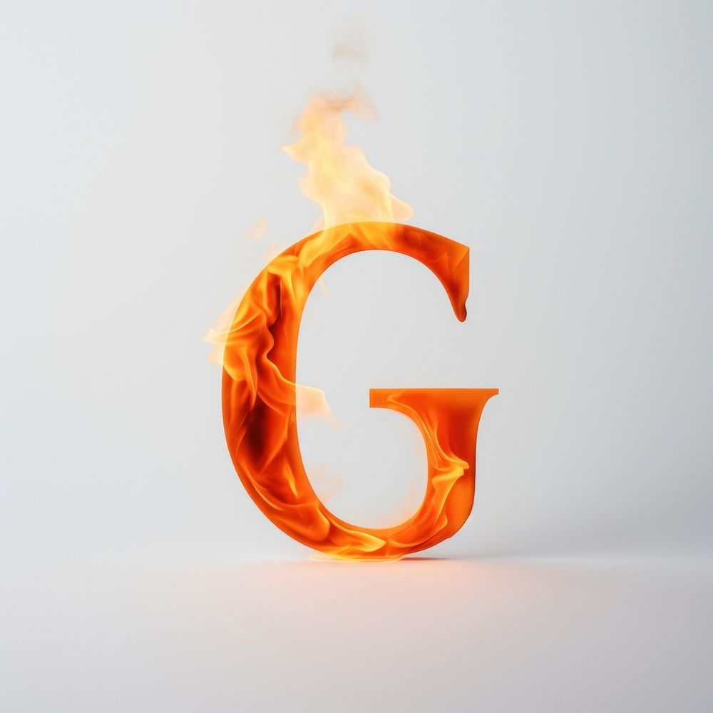 Burning letter G fire burning | Premium Photo Illustration - rawpixel