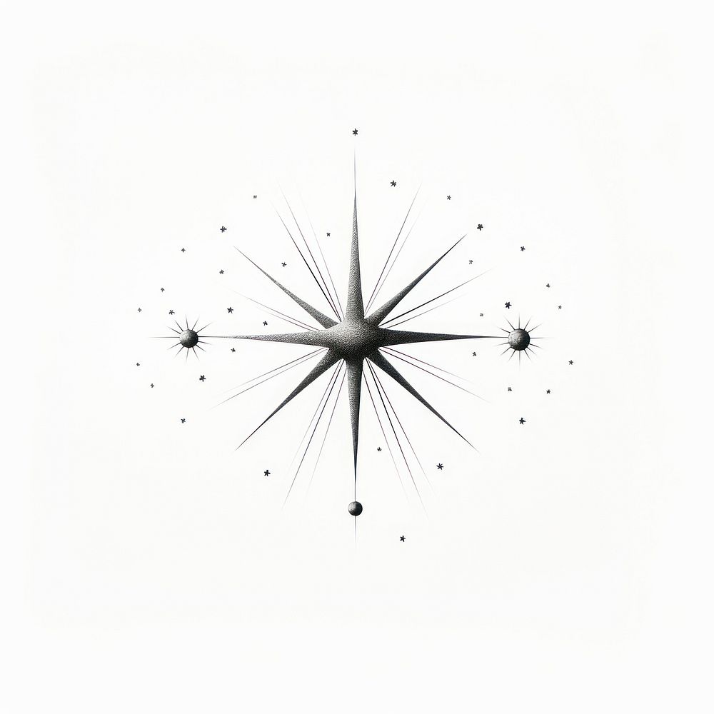 Three star celestial line white | Premium Photo Illustration - rawpixel