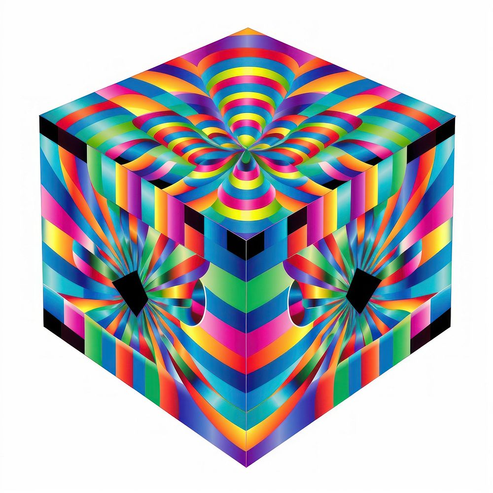 Gift box abstract art toy. | Free Photo Illustration - rawpixel