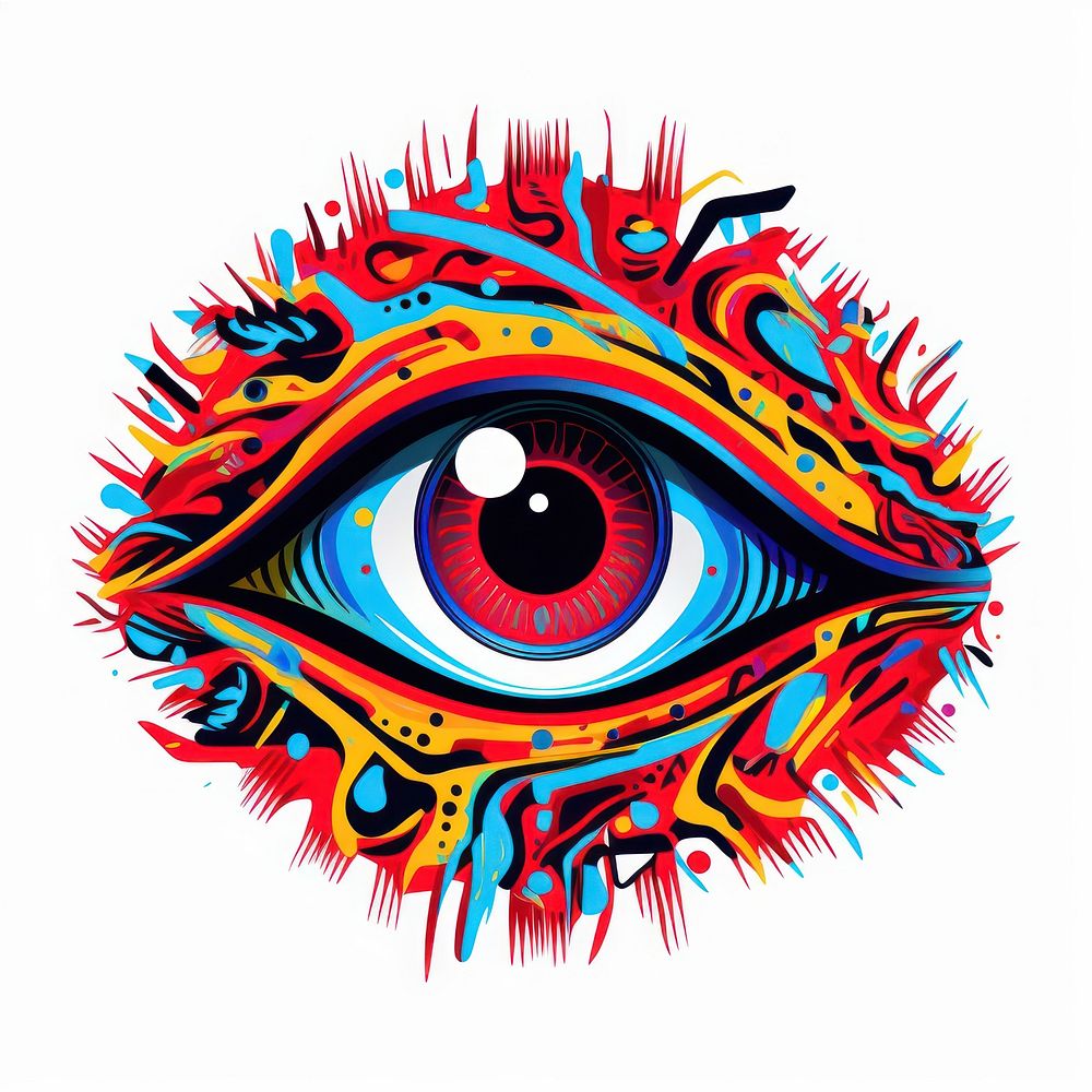 Eye graphics pattern drawing. | Premium Photo Illustration - rawpixel
