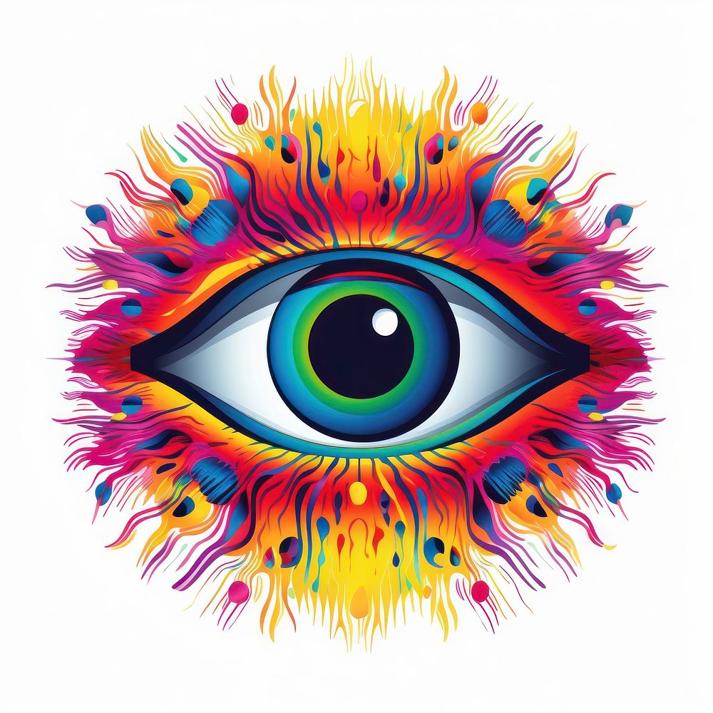 Eye graphics pattern art. | Premium Photo Illustration - rawpixel