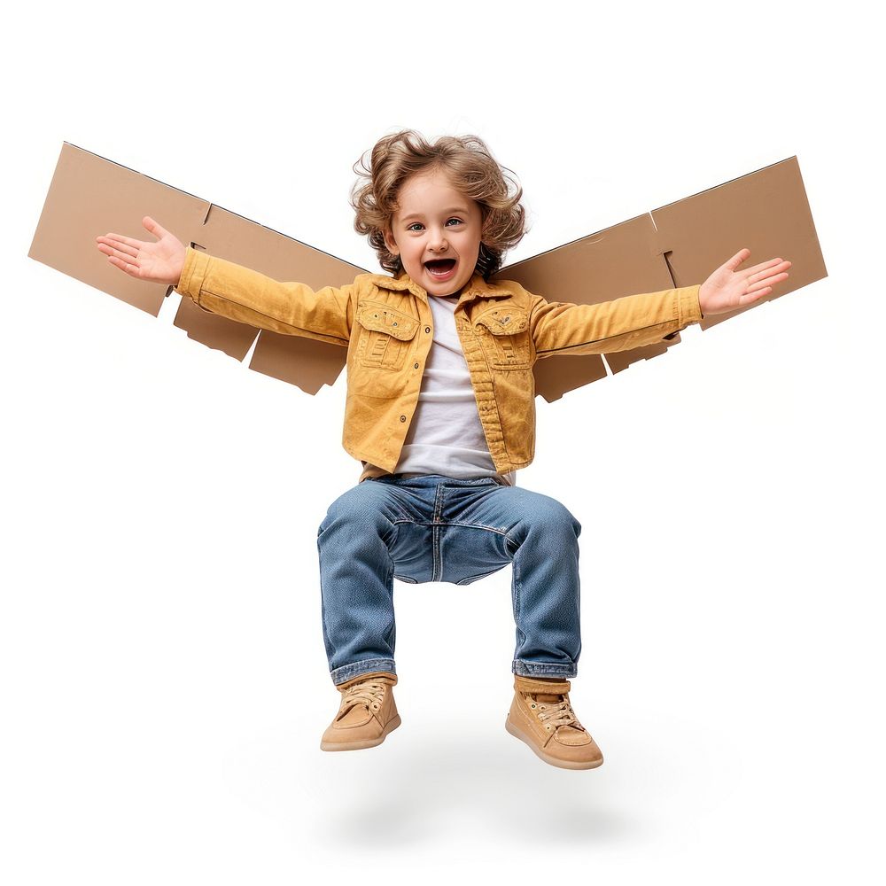 Wear custom airplane wing cardboard | Premium Photo - rawpixel