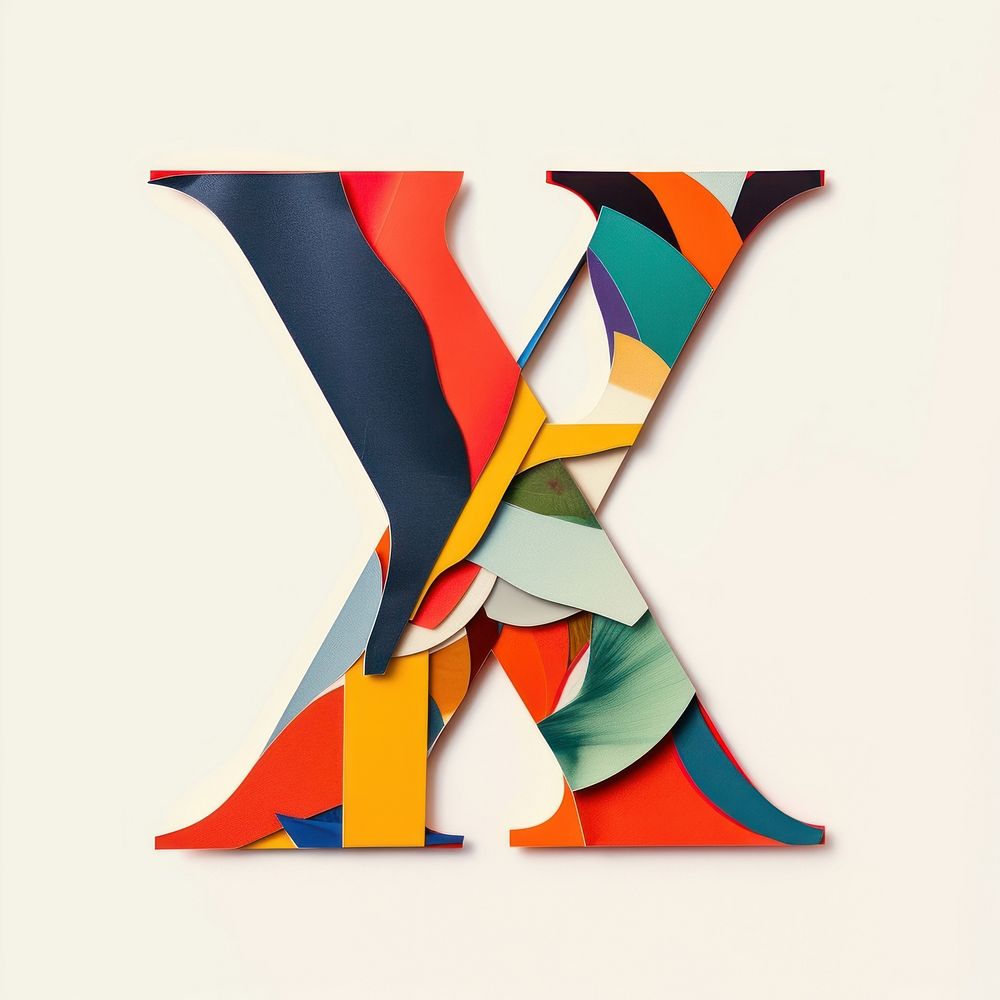 Alphabet X text art alphabet. | Premium Photo Illustration - rawpixel