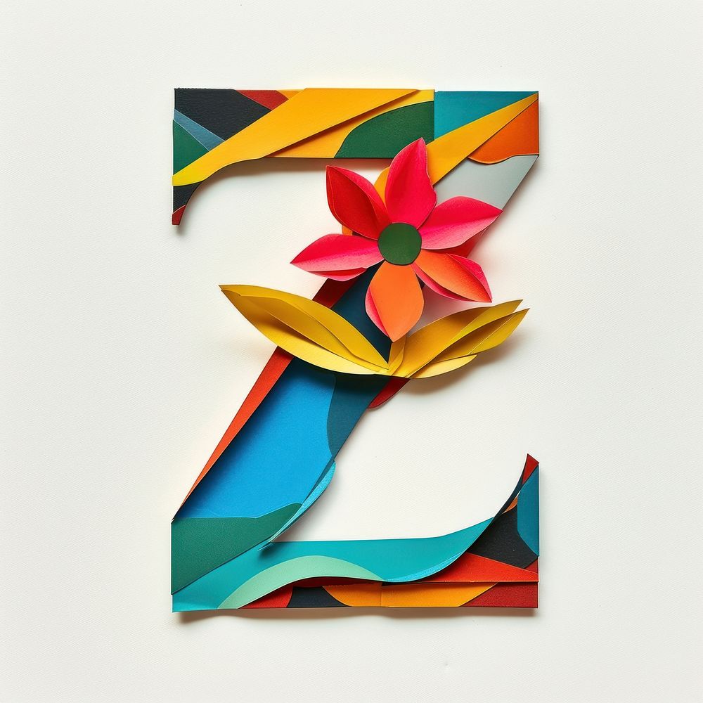 Alphabet Z art origami paper. | Premium Photo Illustration - rawpixel
