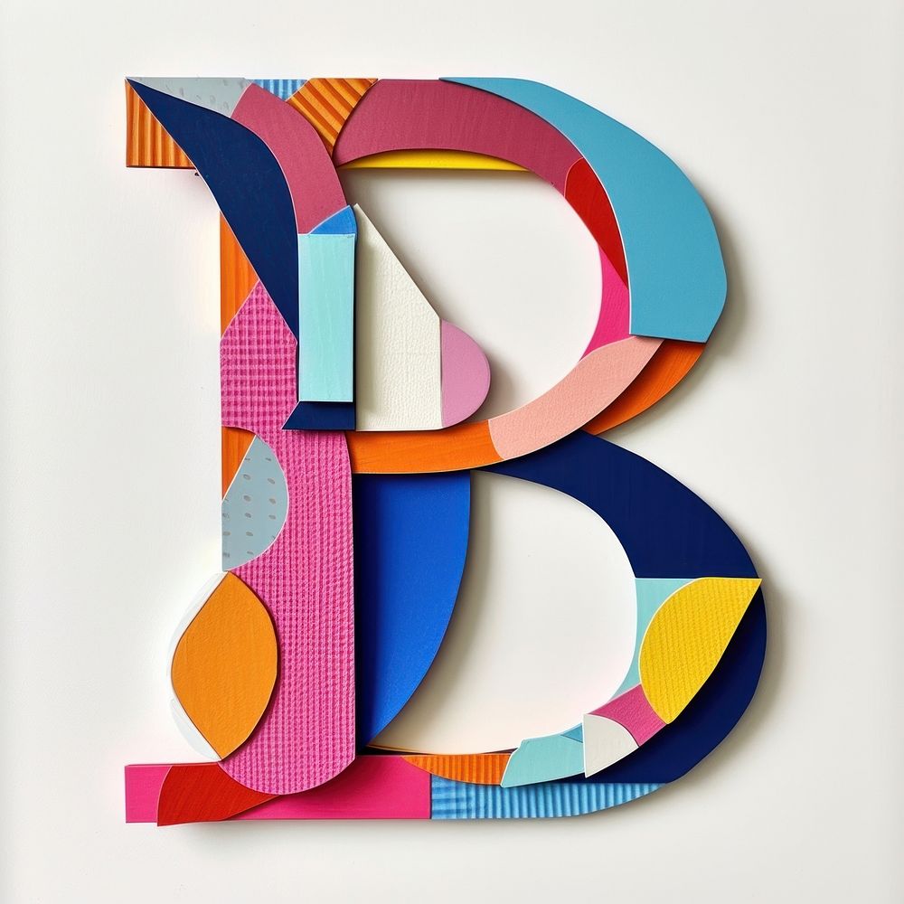 Alphabet B art number shape. | Premium Photo Illustration - rawpixel