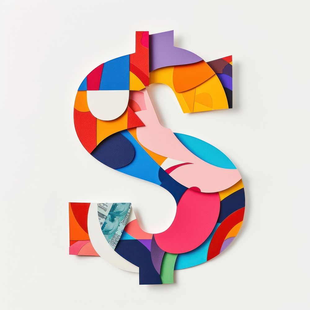 Alphabet Dollar sign number symbol | Free Photo Illustration - rawpixel