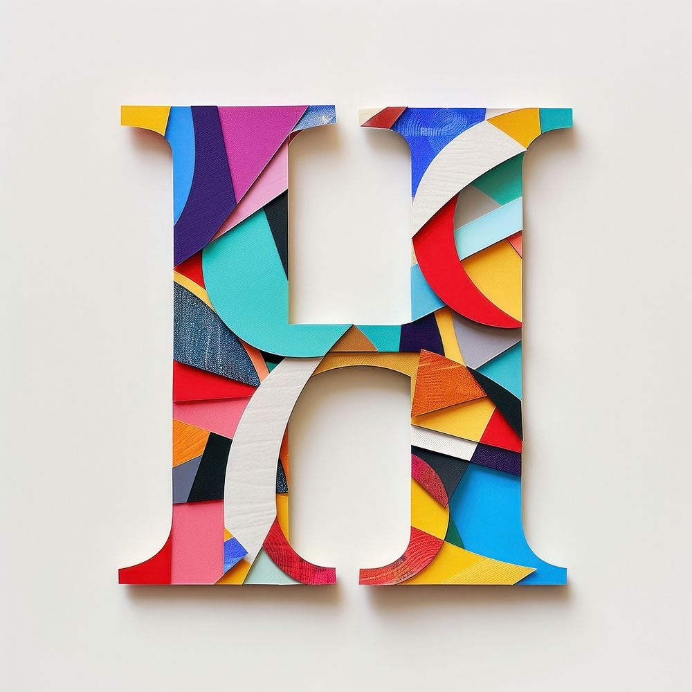 Alphabet H text art alphabet. | Premium Photo Illustration - rawpixel