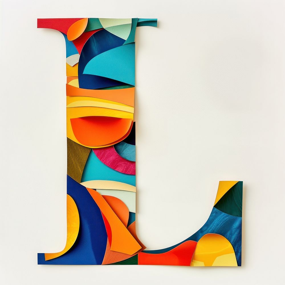 Alphabet L text art shape. | Premium Photo Illustration - rawpixel