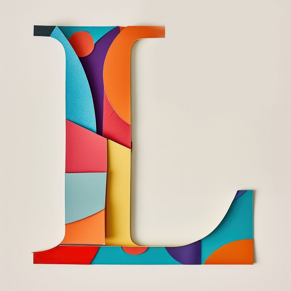 Alphabet L art shape text. | Premium Photo Illustration - rawpixel