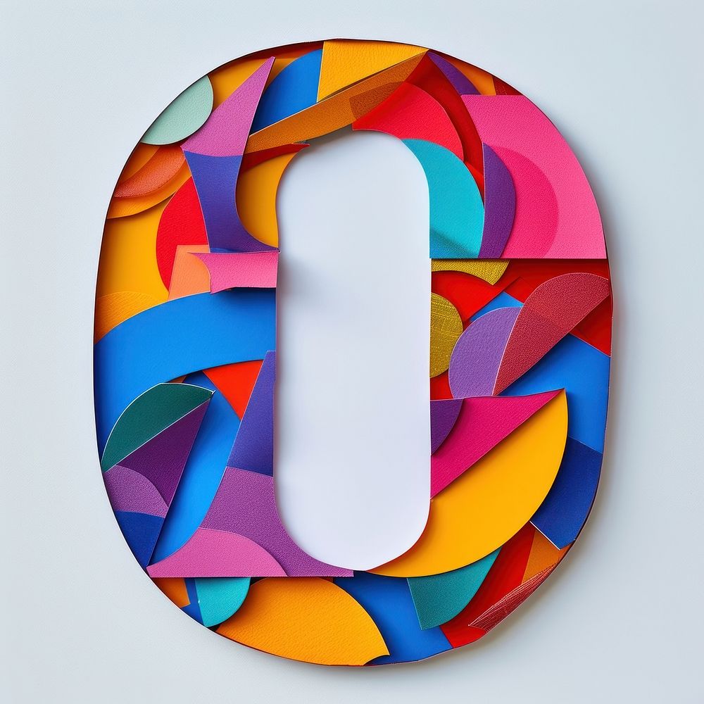 Alphabet number 0 art shape | Premium Photo Illustration - rawpixel