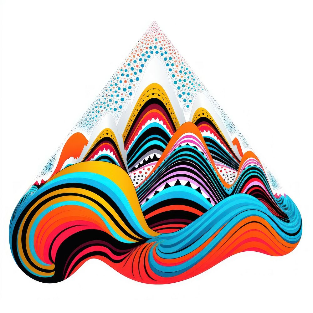 Mountain art abstract graphics. | Premium Photo Illustration - rawpixel