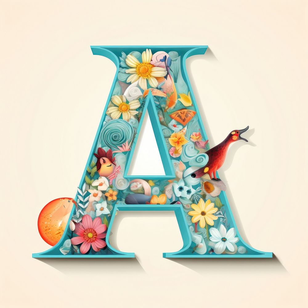 Letter A alphabet font text. | Premium Photo Illustration - rawpixel