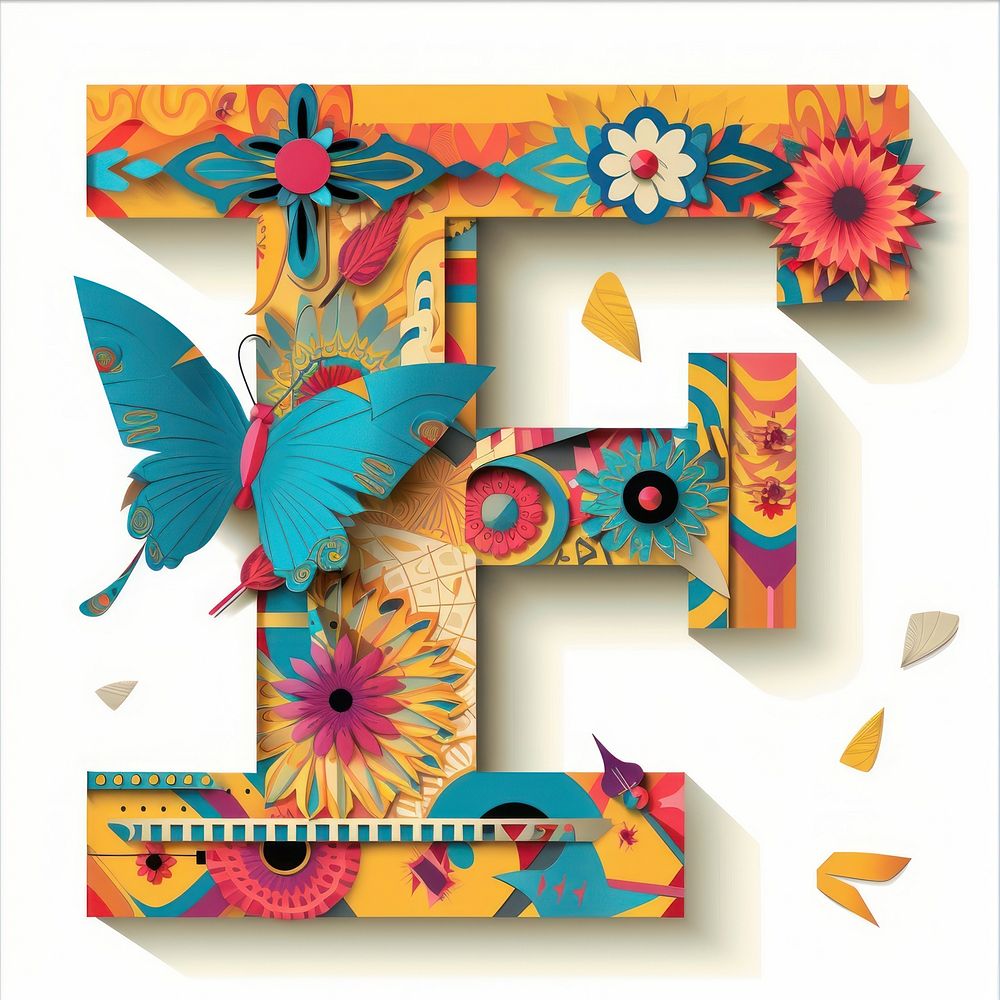Letter F art font creativity | Free Photo Illustration - rawpixel