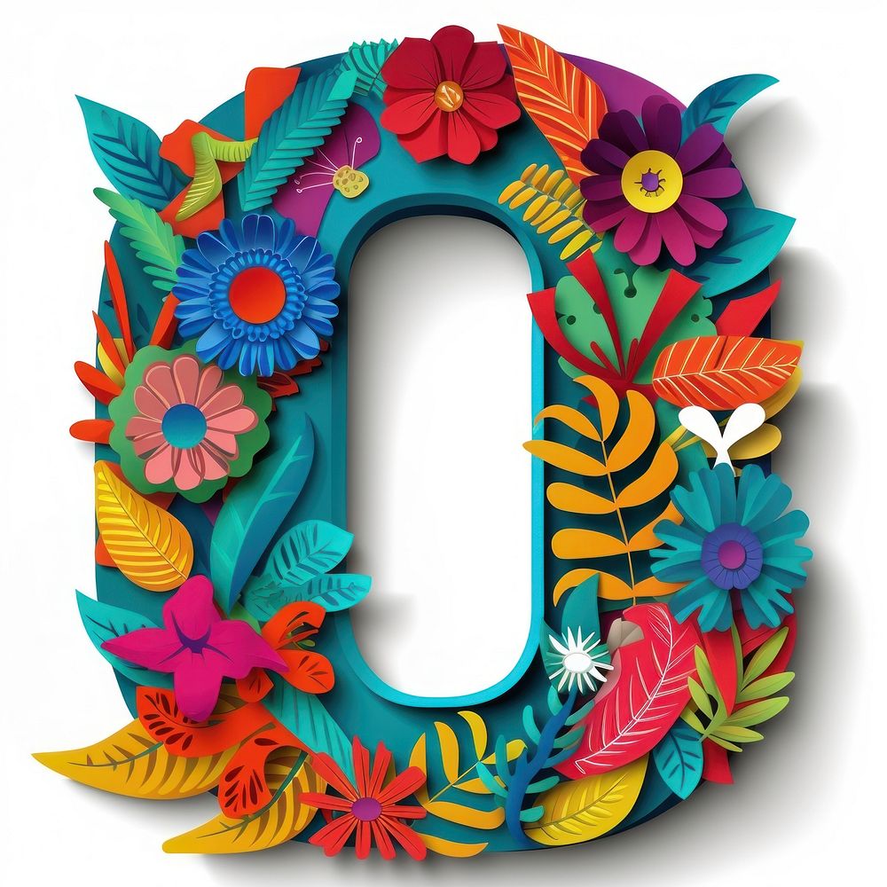 Number 0 art shape font | Free Photo Illustration - rawpixel