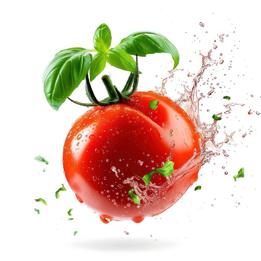 Flying tomato bit splashes and | Premium Photo - rawpixel