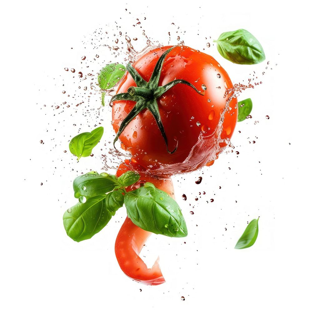 Flying tomato bit splashes and | Premium Photo - rawpixel