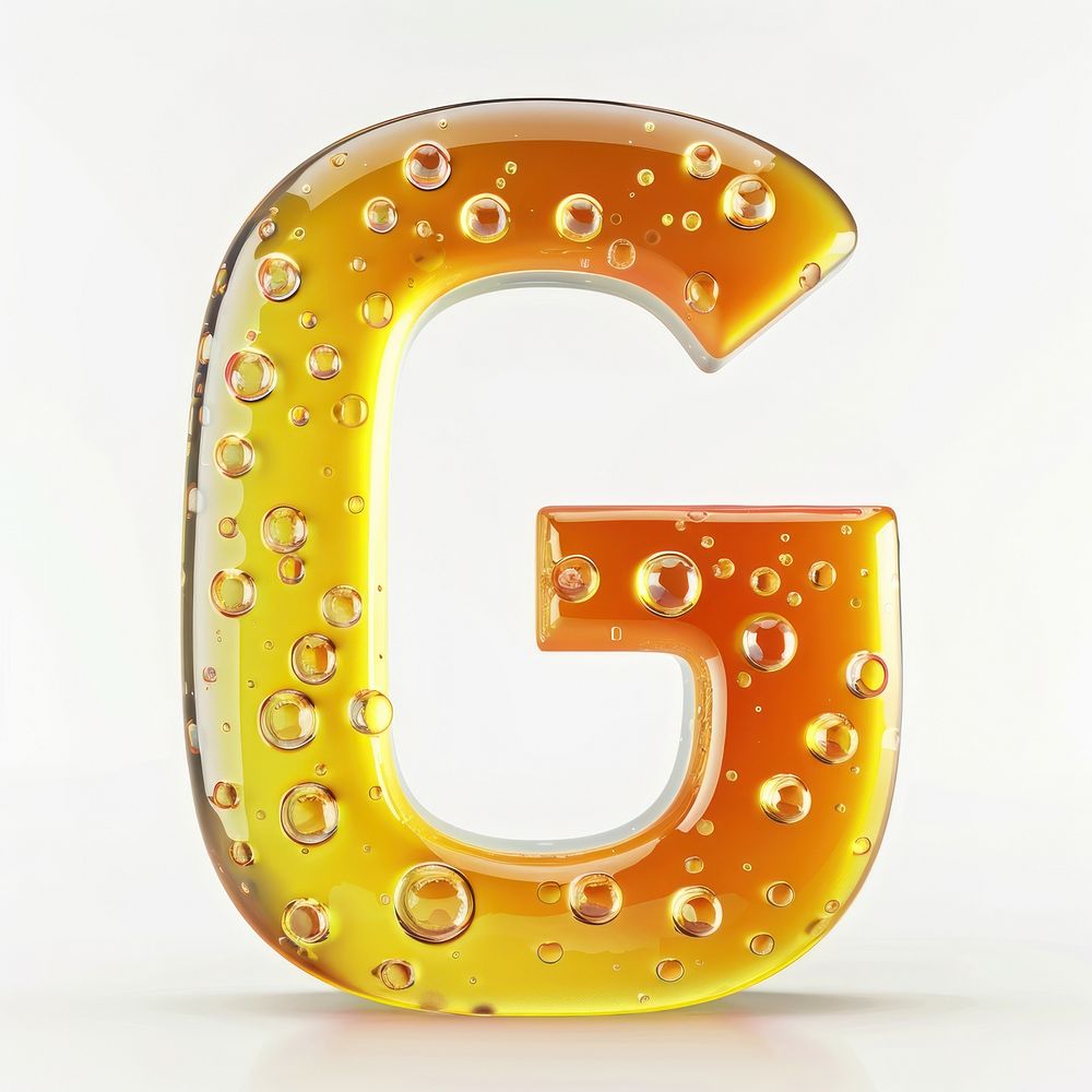 Letter G number bubble yellow. | Free Photo Illustration - rawpixel