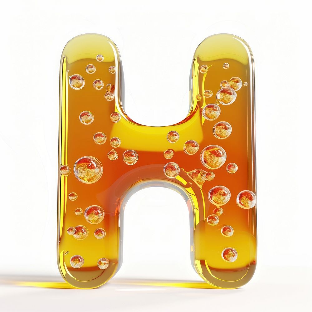 Letter H yellow bubble symbol | Free Photo Illustration - rawpixel