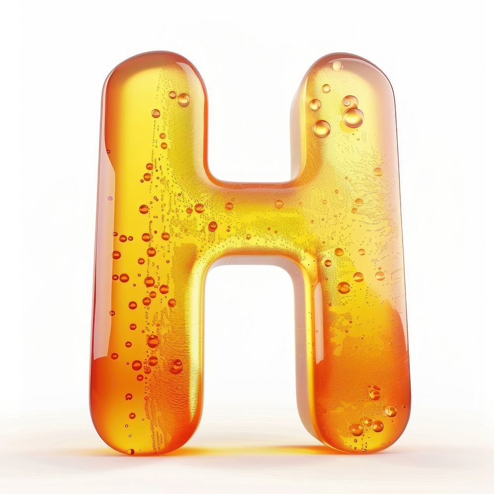 Letter H yellow symbol white | Free Photo Illustration - rawpixel